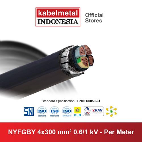Promo Kabel Metal - Kabel NYFGBY 4x300 mm Per Meter Tanam Bawah Tanah ...