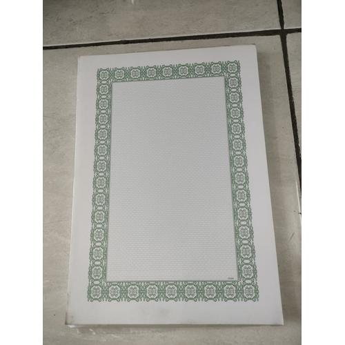 Jual [10 lembar] Kertas Piagam Kosongan A4 - Biru - Kota Surabaya ...