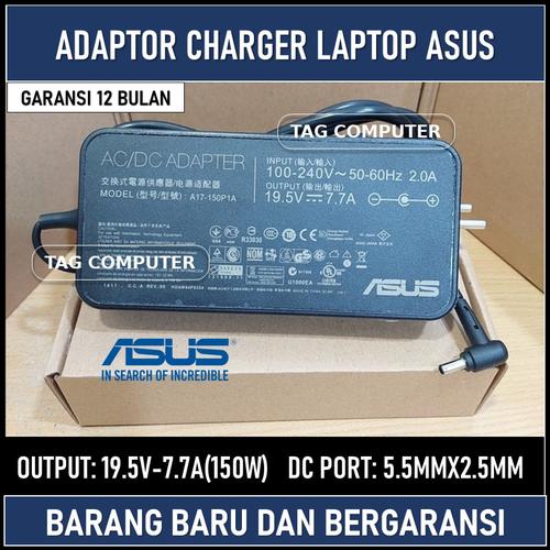 Jual ADAPTOR CHARGER LAPTOP ASUS ROG MODEL A17-150P1A 19.5V 7.7A 150W ...