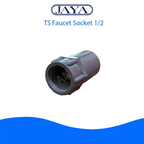 Jual JAYA TS Faucet Socket 1/2 / Sock Drat Dalam 1/2 PVC FITTING - Kota ...