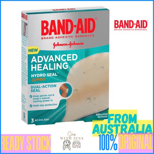 Jual Band-Aid Advanced Healing Hydro Seal Jumbo 3 Pack plester perban ...