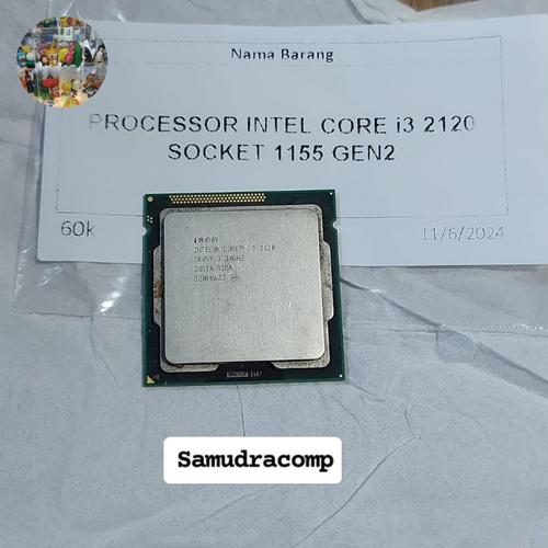 Jual Processor INTEL CORE i3 2120 Socket 1155 GEN2 - Kab. Bekasi ...