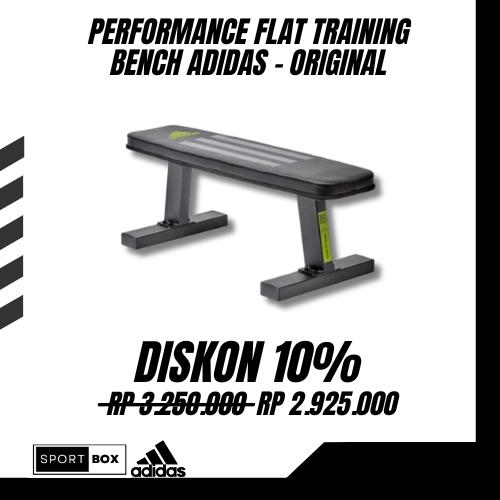 Jual Performance Flat Bench Adidas ORIGINAL / Bench Press / Alat Fitnes ...