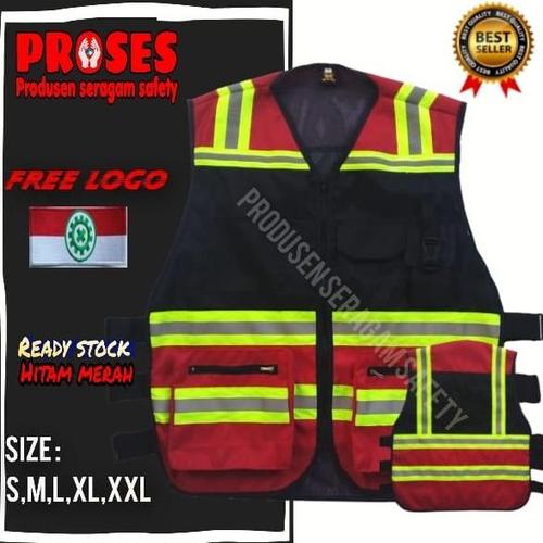 Jual ROMPI KERJA PROYEK-ROMPI SAFETY TERBARU-ROMPI MERAH HITAM FREE ...