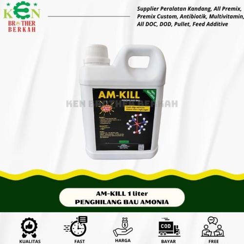 Jual Amkill 1 Liter Penghilang Bau Amoniak Kotoran Ternak Ayam Broiler Petelur - Jakarta Timur ...