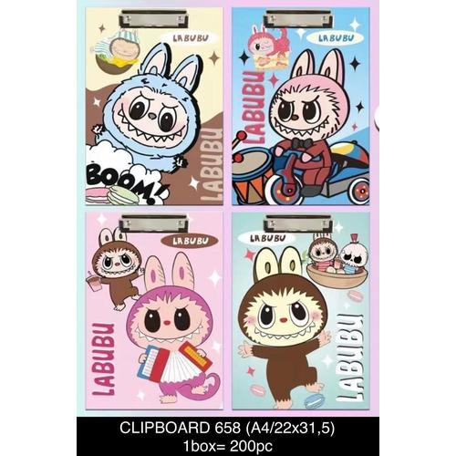 Jual CLIPBOARD FANCY / LABUBU SANRIO KUROMI CAPYBARA KARAKTER KARTUN ...