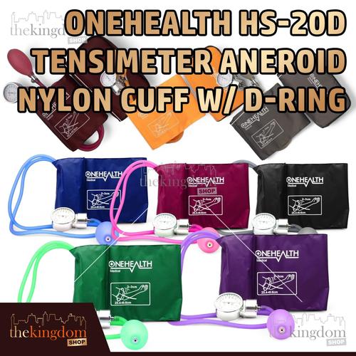 Jual Onehealth HS-20D Aneroid Sphygmomanometer Nylon Cuff with D-Ring ...