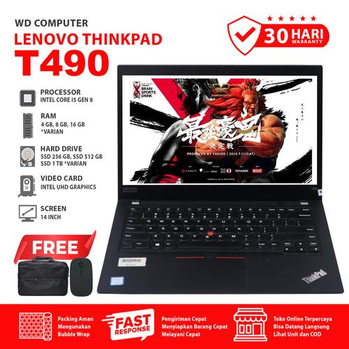 Promo Lenovo Thinkpad T490 I Core I5 Gen 8 I Ram 16 Gb Ssd 512 Gb NVME ...