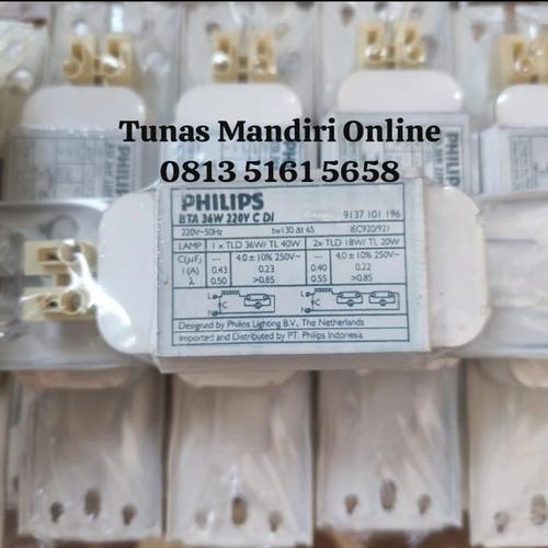 Jual Philips BTA Ballast 36W 220V /Trafo Lampu TL BTA 36W 36 Watt 220V ...