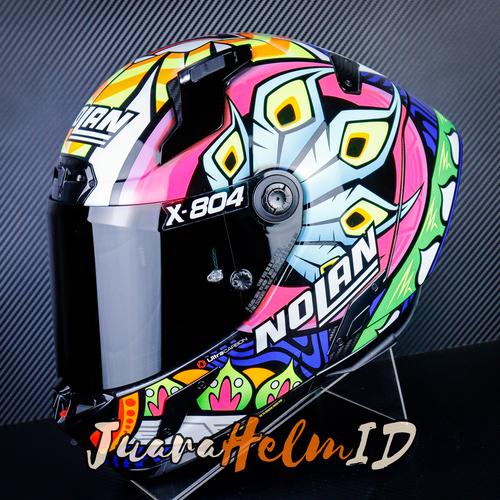 Jual NOLAN X804 RS ULTRA CARBON / C.DAVIES 027 / X-804 FULLFACE CHAZ ...