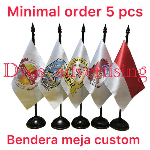 Jual Bendera custom meja + tiang kayu meja - Jakarta Pusat - Dyos_Adv ...
