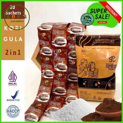 Jual SIP Kopi Gula 2in1 Espresso Tubruk 20 Sachet x 10gr - Jakarta Barat - Kopi Alam Semesta ...