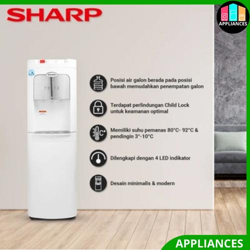 Jual Sharp Dispenser Air Bottom Loading Dengan 4 Led Indikator Sharp ...