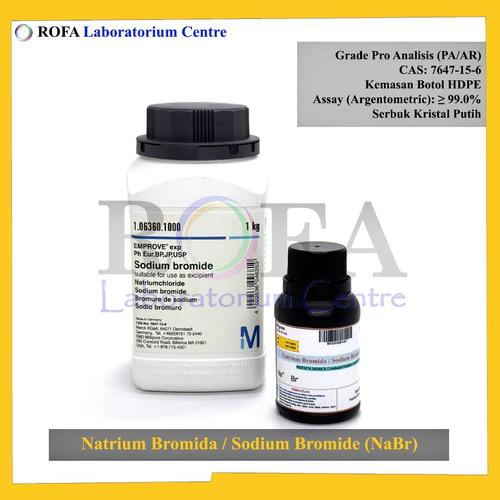 Jual Natrium Bromida / Sodium Bromide / NaBr Pro Analis Merck Eceran 10 ...