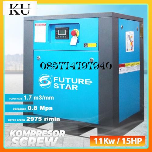 Jual KU KOMPRESOR SCREW IVERTER 15HP KOMPRESOR ANGIN 11 KW 8 BAR - Jakarta Barat - konstruksi ...