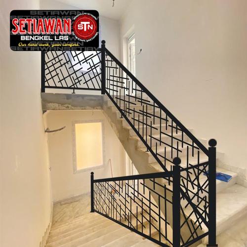 Jual Railing tangga / ralling tangga / Relling tangga (konsep model ...