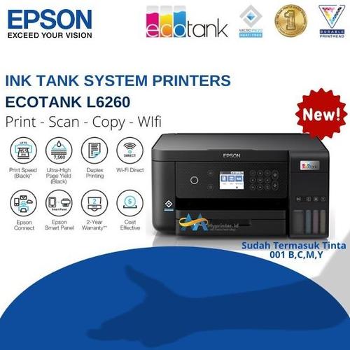 Jual Epson EcoTank L6260 A4 Wi-Fi Duplex All-in-One Ink Tank Printer ...