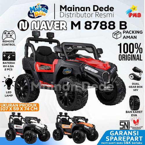 Promo Mainan Mobil Aki Anak Jeep PMB 8788 UTX M8788-A NUV M8788-B NAVER ...