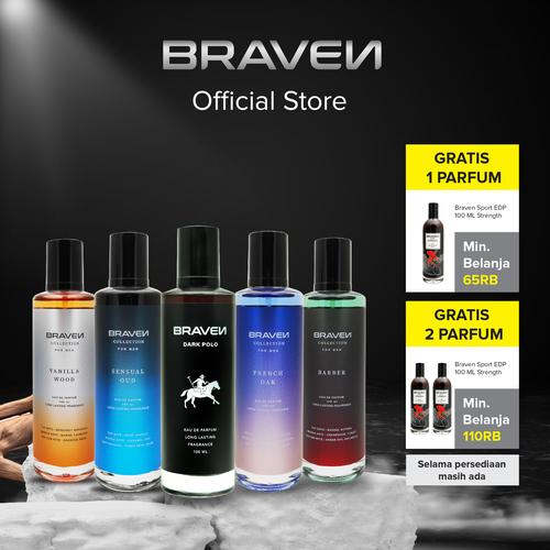Promo Braven Parfum Pria Collection Series 100ml - Barber ...