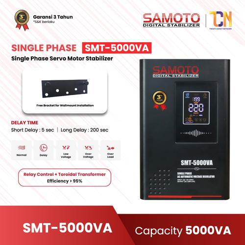 Jual SAMOTO Stabilizer 5000VA Stavolt Single Phase Stavolt SMT5000VA ...