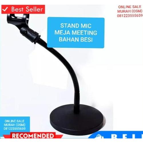 Jual MR45 ORIGINAL stand mic holder standing microphone MEJA table ...
