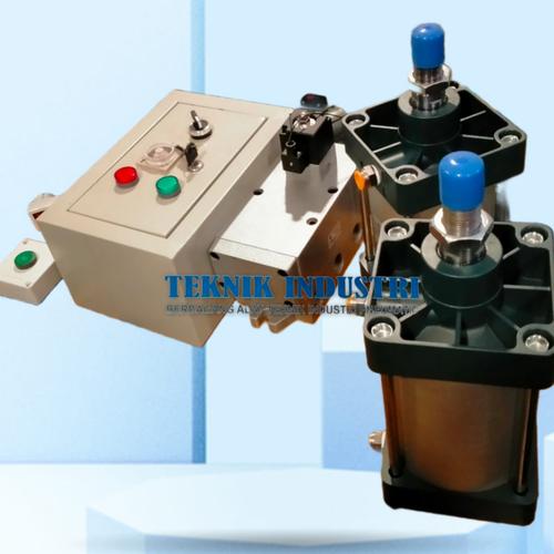 Jual Pneumatic Timer Push Button Power Off Delay Air Cylinder 125x100 ...