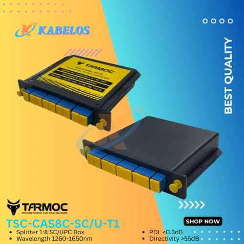 Jual Tarmoc Splitter FO 1:8 SC/UPC | Splitter 1:8 Box Cassette Fiber ...