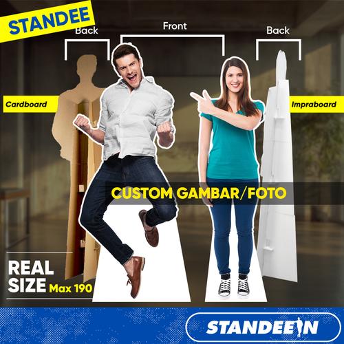 Jual Standee Custom Foto Diri Ukuran Tinggi Max 190cm - Cardboard - Kab ...