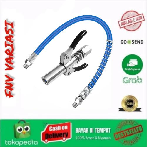 Jual KEPALA POMPA GEMUK POMPA SELANG GREASE GUN KONEKTOR + SELANG ...