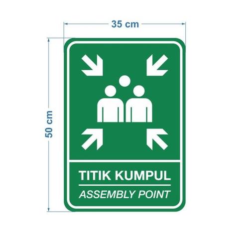 Jual rambu assembly point | Rambu Titik Kumpul - Titik KUMPUL - Jakarta ...