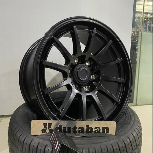 Jual Velg Original R18 18x9" 6x139 ET 20 Lenso TDQ Project D Spec Q Matt Black Pajero Fortuner ...