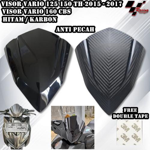 Jual Visor windshield honda vario 150 & vario 125 - carbon - Jakarta ...