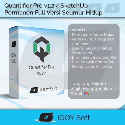 Promo Quantifier Pro SketchUp Lisensi Tanpa Batas Permanen - Kab. Blitar - IGOY Soft | Tokopedia