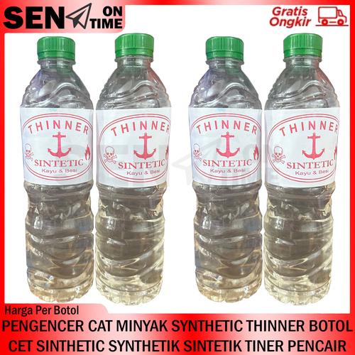 Jual Thinner Botol Pengencer Cat Minyak Tiner Tener Tenner Jangkar ...