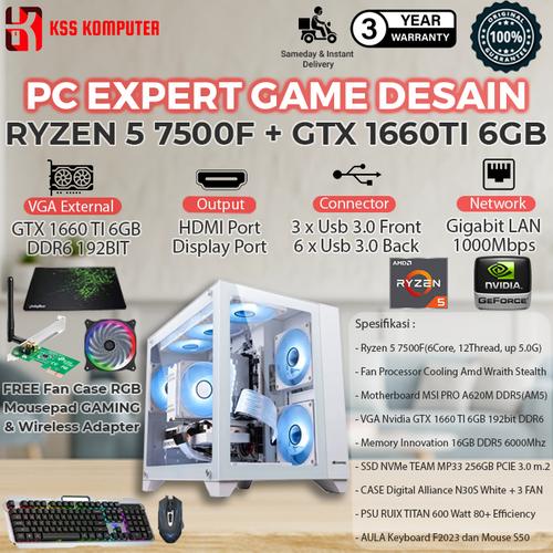 Jual [NEW] Komputer / PC Rakitan Ryzen 5, RAM 32GB, VGA GTX Serious ...