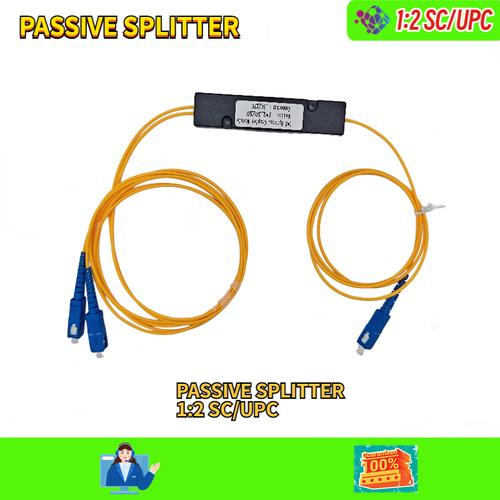 Jual Fiber Optic SC UPC PLC 1:2 Passive Splitter Mini Ratio Coupler ...