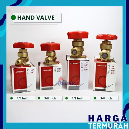 Jual [TERMURAH] HAND VALVE 5/8 | KRAN HAND 5/8" | STOP KRAN 5/8" INCH ...