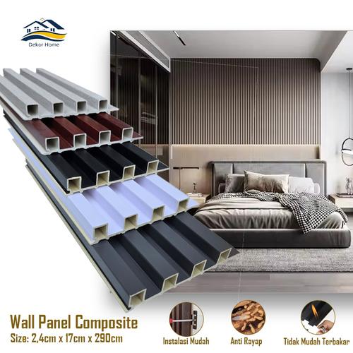 Promo Wpc Wall Panel 295cm Wood Panel Dinding Rumah Dekor Interior ...