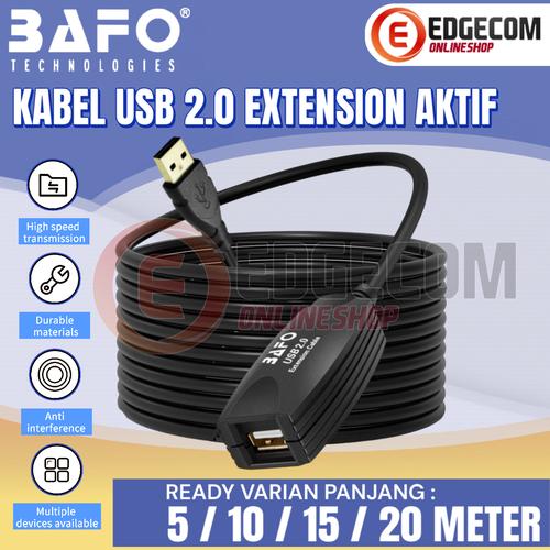Jual BAFO Kabel USB 2.0 Aktive extension 5 / 10 / 15 / 20 / 25 Meter ...