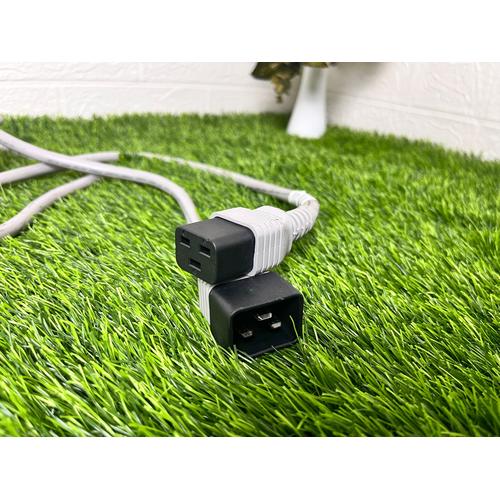Jual Kabel power cord c19 to c20 18A 125V ukuran kabel besar 2M Kabel ...