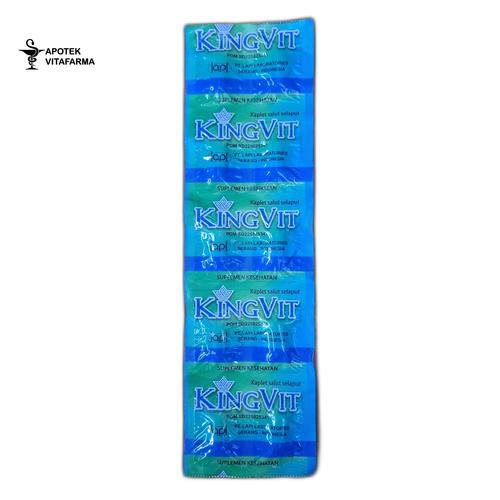Jual KINGVIT STRIP ISI 10 KAPLET VITAMIN & SUPLEMEN KESEHATAN PRIA ...