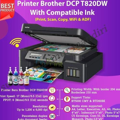Jual Printer Brother DCP-T820DW DCP T820 Duplex Wireless Print Scan ...