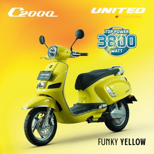 Promo UNITED E-MOTOR Motor Listrik C2000 - OTR Bogor Cicil 0% 3x - Kab ...