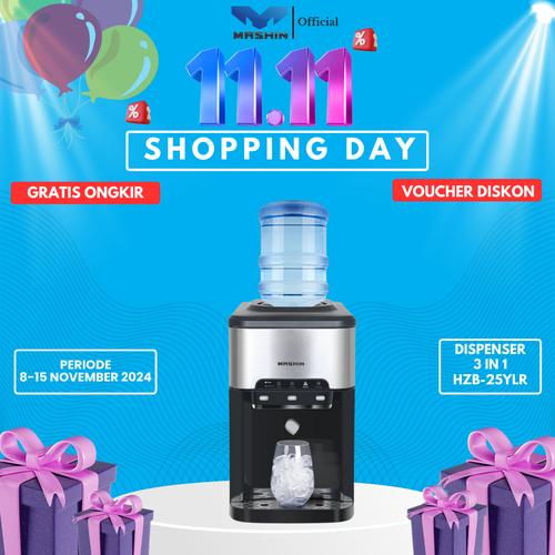 Promo Mashin - Mesin Es Batu Dispenser Multifungsi 30kg/24jam Air ...