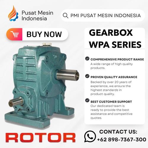 Jual GEAR BOX ROTOR WPA 40 WORM GEAR REDUCER RATIO 1:10-60/ GEARBOX WPA ...