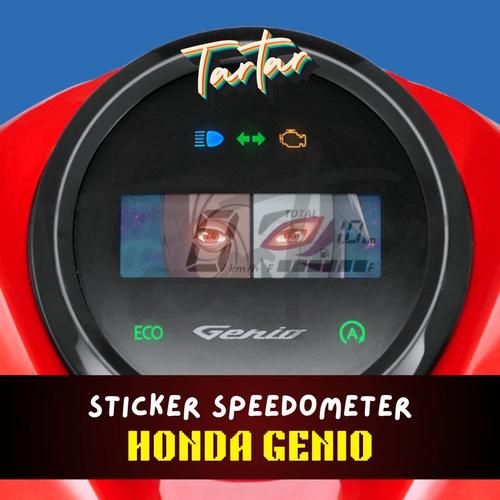 Promo Sticker Stiker Spido / Speedometer Transparant Anime Honda Genio ...