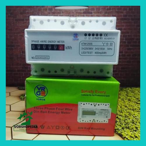 Jual kwh meter XTM1250S 3 phase / 3P / kwh meter 3phase analog Fort - Jakarta Selatan ...