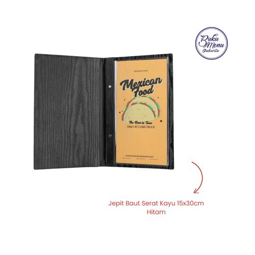Promo Buku Menu Jakarta - Buku Menu Kayu Vinyl Jepit Baut Isi Plastik ...
