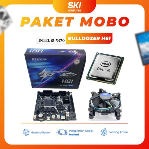 Jual PAKET PROCESSOR INTEL CORE I5 3470 + MOTHERBOARD H61 INTEL 1155 ...