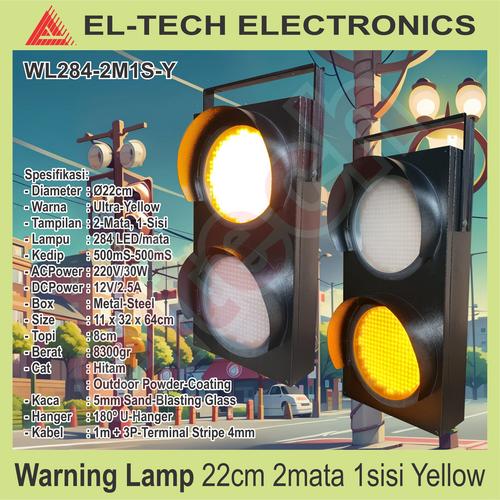 Jual Warning Lamp Arrow Cross Lampu Hati Hati Panah Silang Peringatan ...